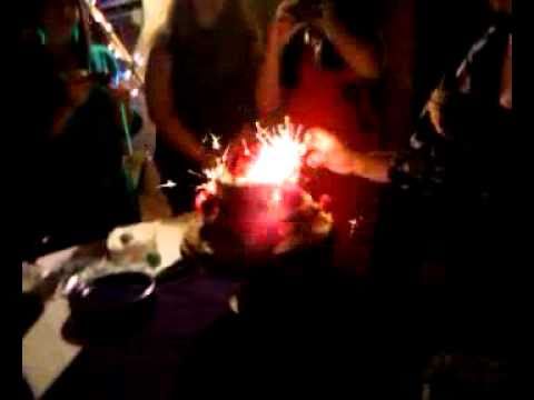 Birthday sparklers