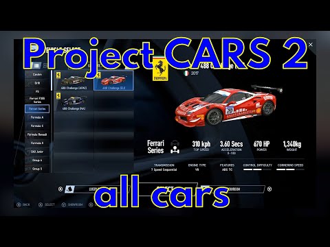 Steam Community :: Video :: Project CARS 2 car list PCars2 PC2 all cars