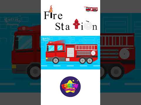 Kids vocabulary - Fire station - firefighter vocab - Learn English for kids #shorts