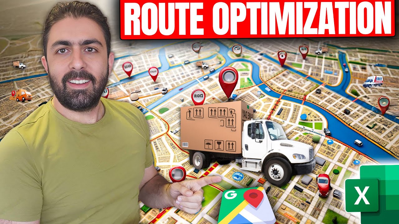 I solved the Delivery / Pickup Route Optimization Problem! 🚚 Free Workbook with Algorithm