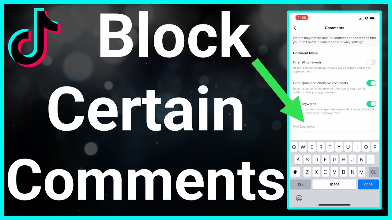 How To Block Certain Comments On TikTok