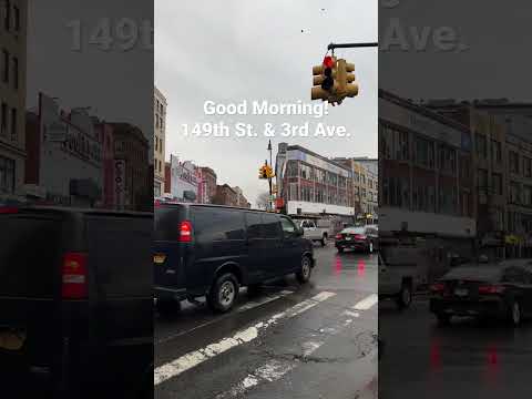 A Beautiful Rainy Morning In The South Bronx, NY (1/12/23) Come Check Out My Channel & Subscribe!
