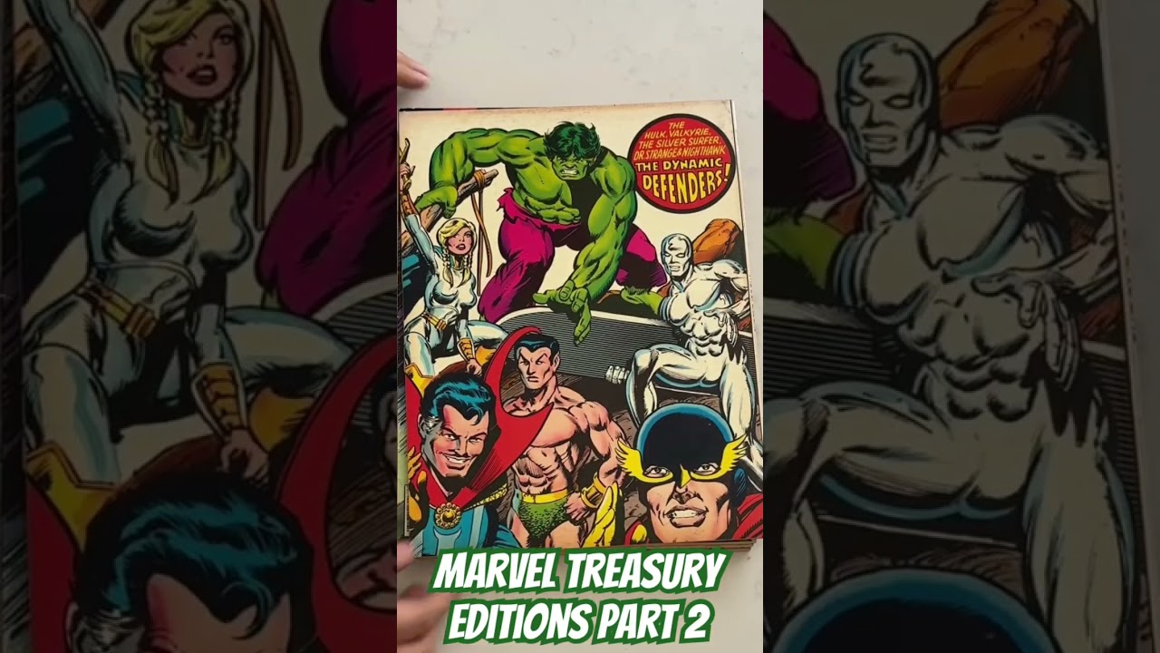 #Marvel Treasury editions part 2. #spiderman #hulk #thor #conan #fantasticfour