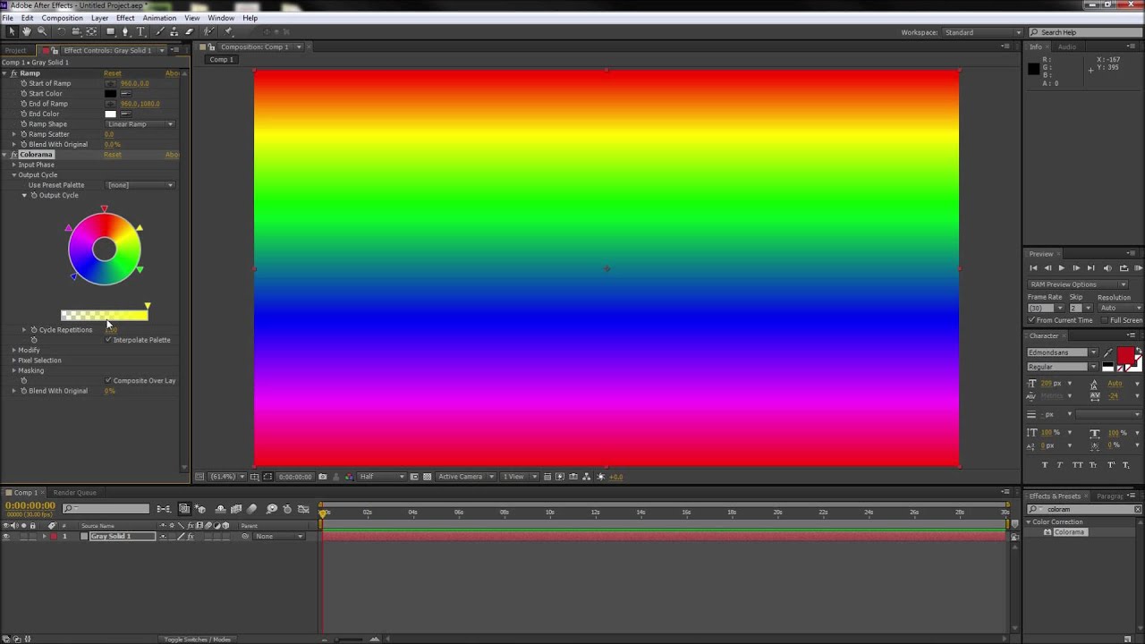 After Effects Tutorial: Make Multi-Color Gradients -HD-