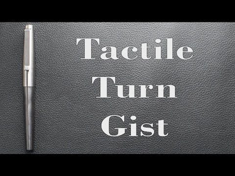Tactile Turn Gist Review...and a giveaway