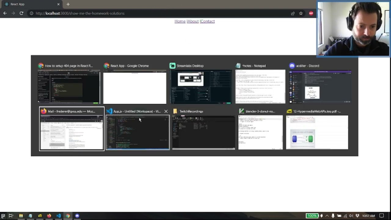 CIS658 - React Single-Page Application (+404 page) Demo