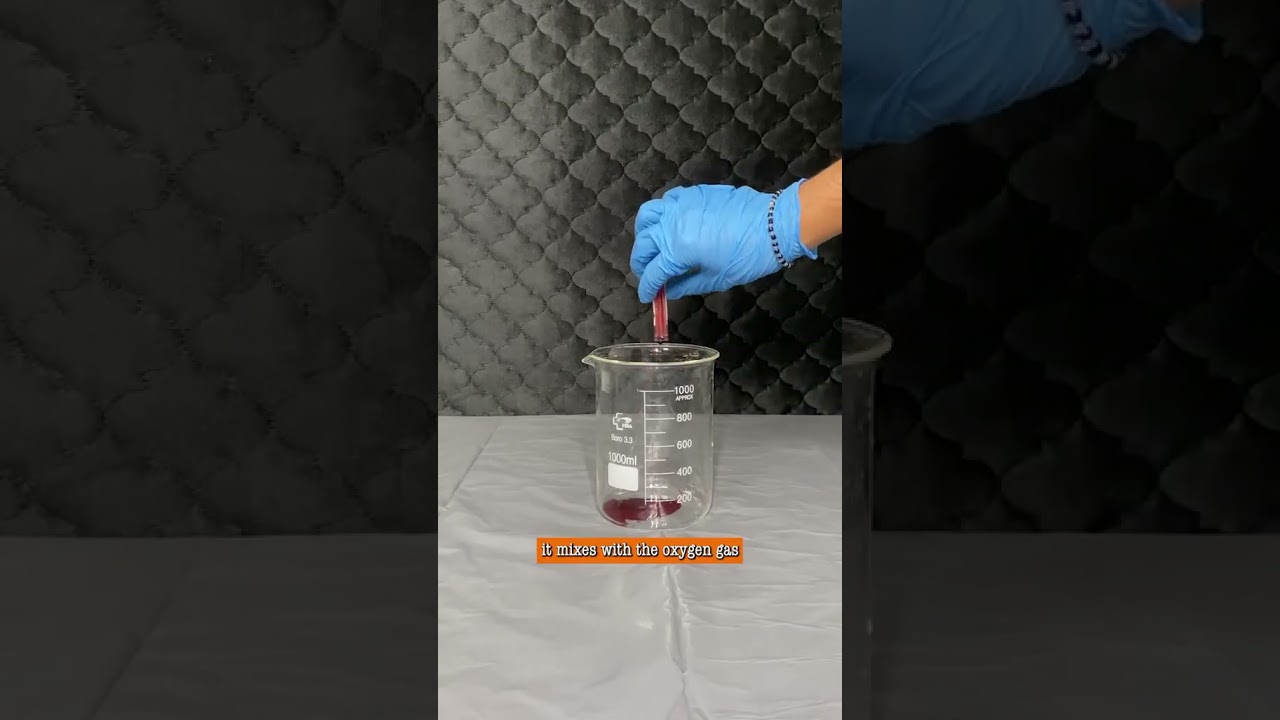How Blood Can Break Hydrogen Peroxide #shorts