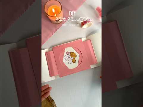 DIY Cute card ideas for y’all💗 #aesthetic #cutecards #cardmakingtutorial #shorts #diycrafts