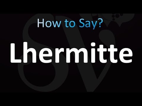 How to Pronounce Lhermitte (correctly!)