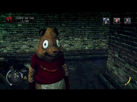Hitman Absolution secret outfit (Charlie Chipmunk Mascot outfit)