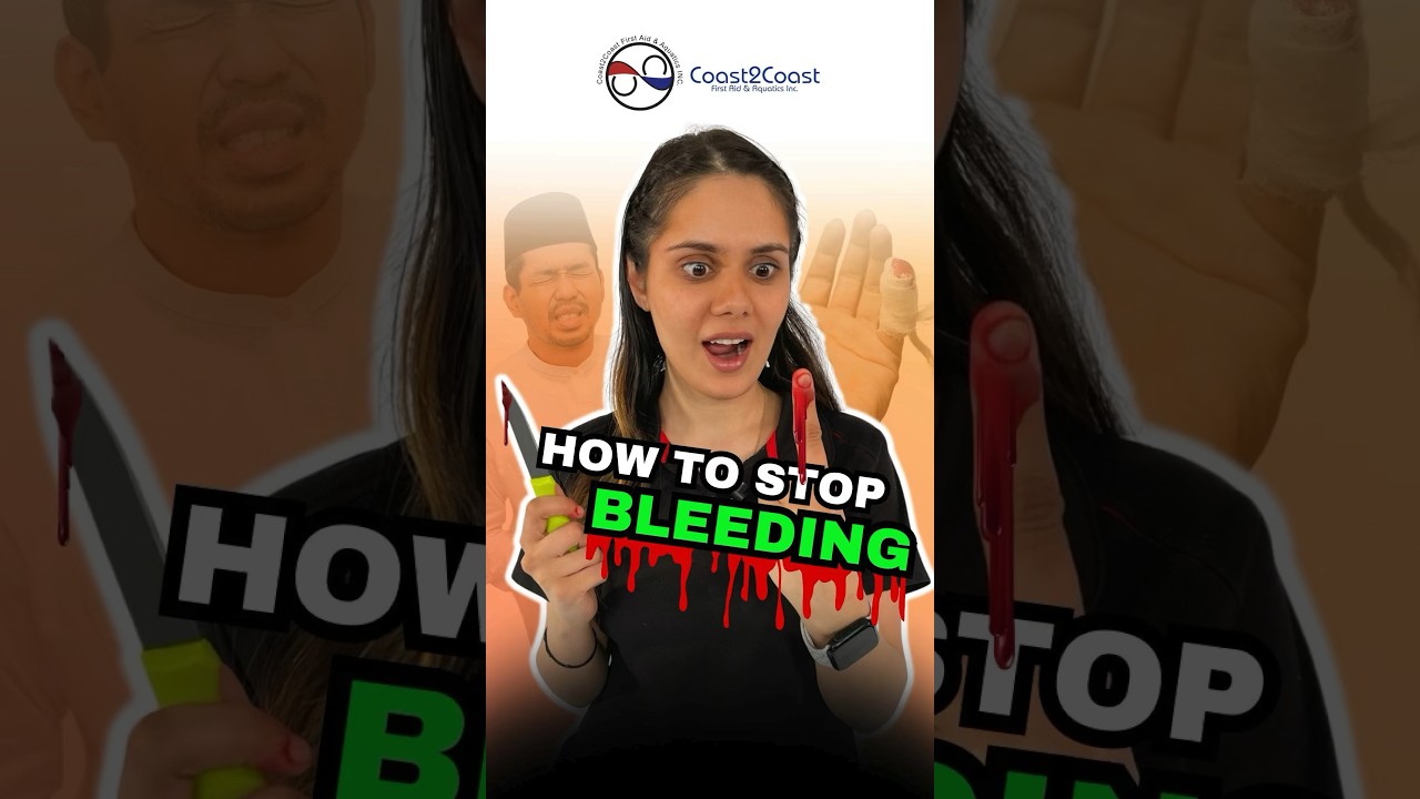 How to STOP bleeding FAST!🩸