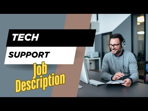 Job description of Technical Support - Role, Responsibilities & Skills