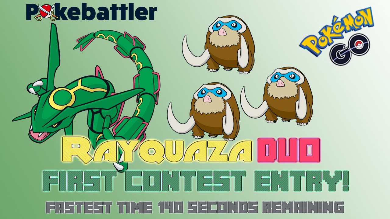 New Rayquaza Contests! | Pokebattler