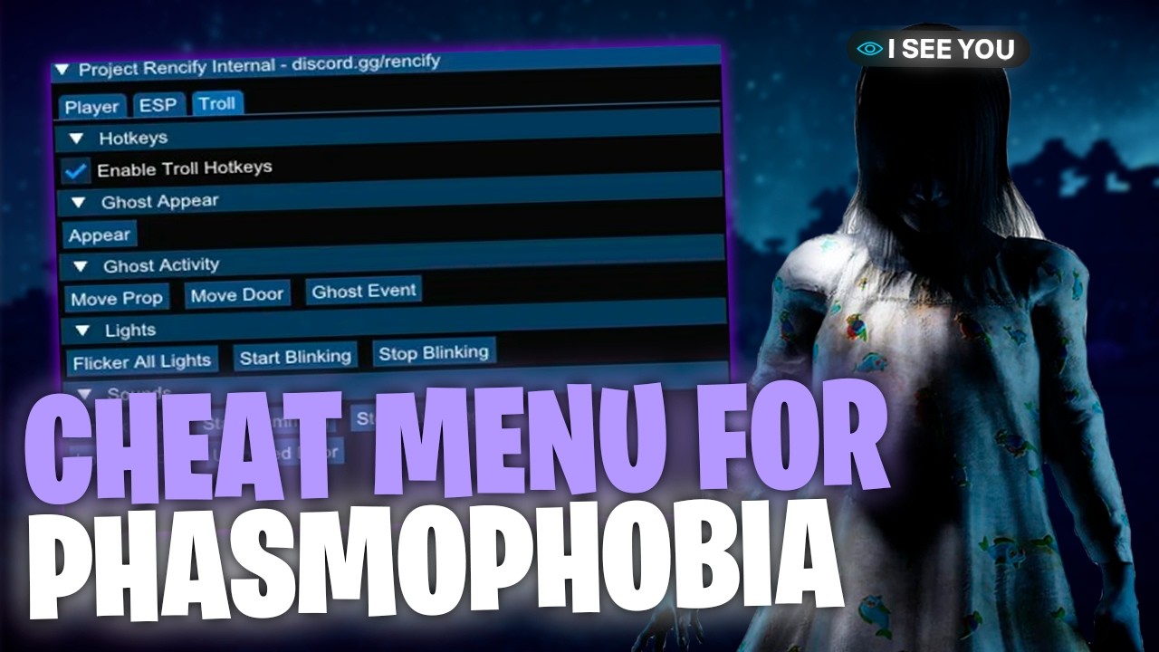 Best Phasmophobia Mod Menu 2026: Control Ghost, Spawn Items, Speed (FREE, Working)