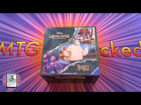 Disney Lorcana Azurite Sea Illumineer's Trove Opening - NICE PULLS!