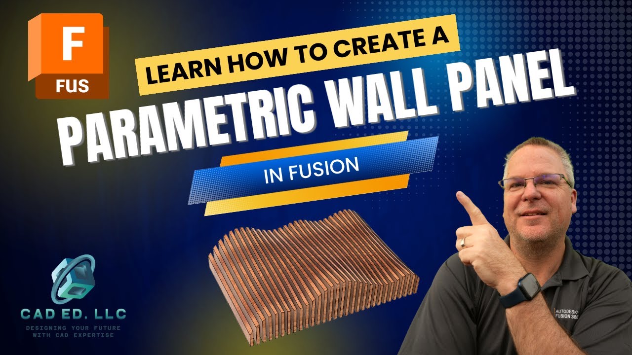 How to create a parametric wall panel in Fusion