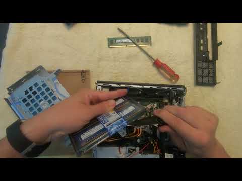 Installing Memory and SSD Hard drive onto a Dell Optiplex 7010 Ultra Small Form Factor Desktop