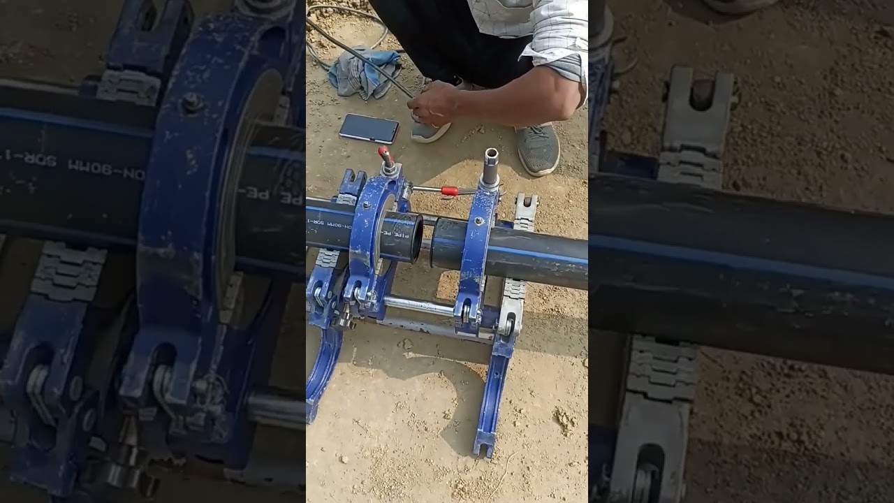 HDPE Pipe joint video.