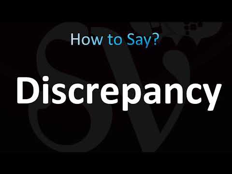 How to Pronounce Discrepancy (CORRECTLY!)