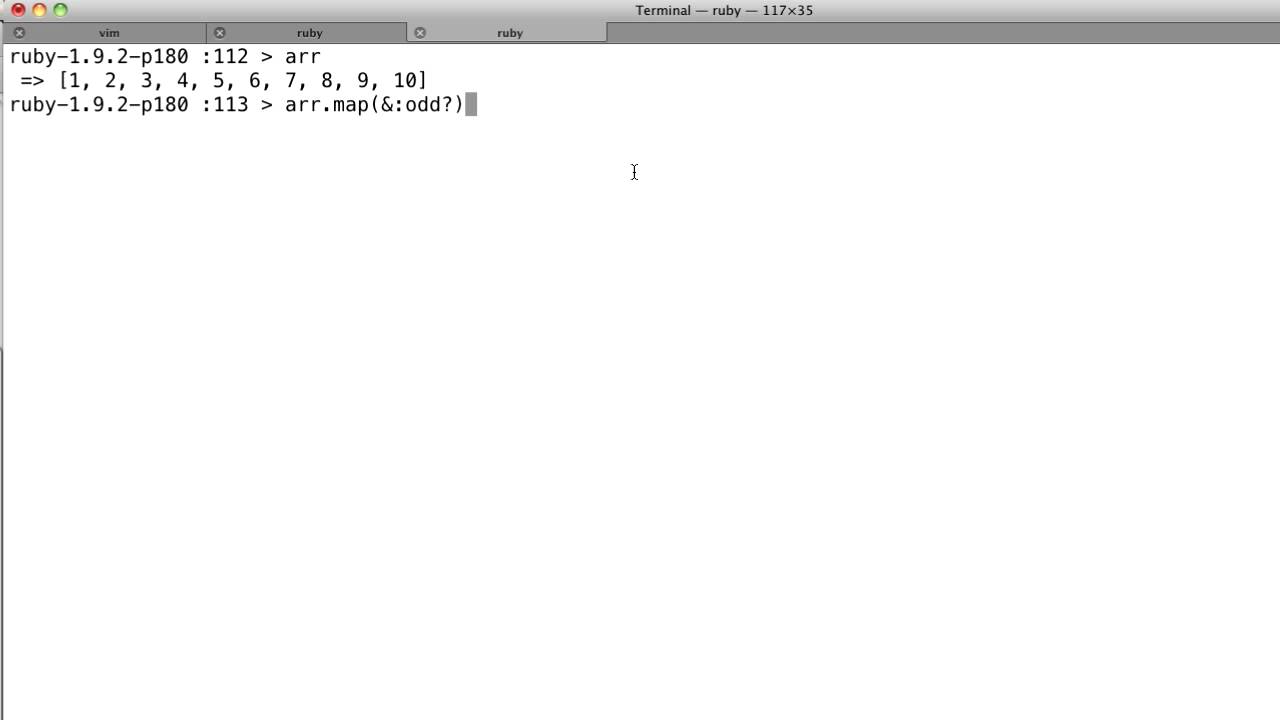 Ruby Enumerable Methods: map