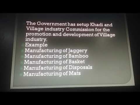 Industrial Economics-Village Industries