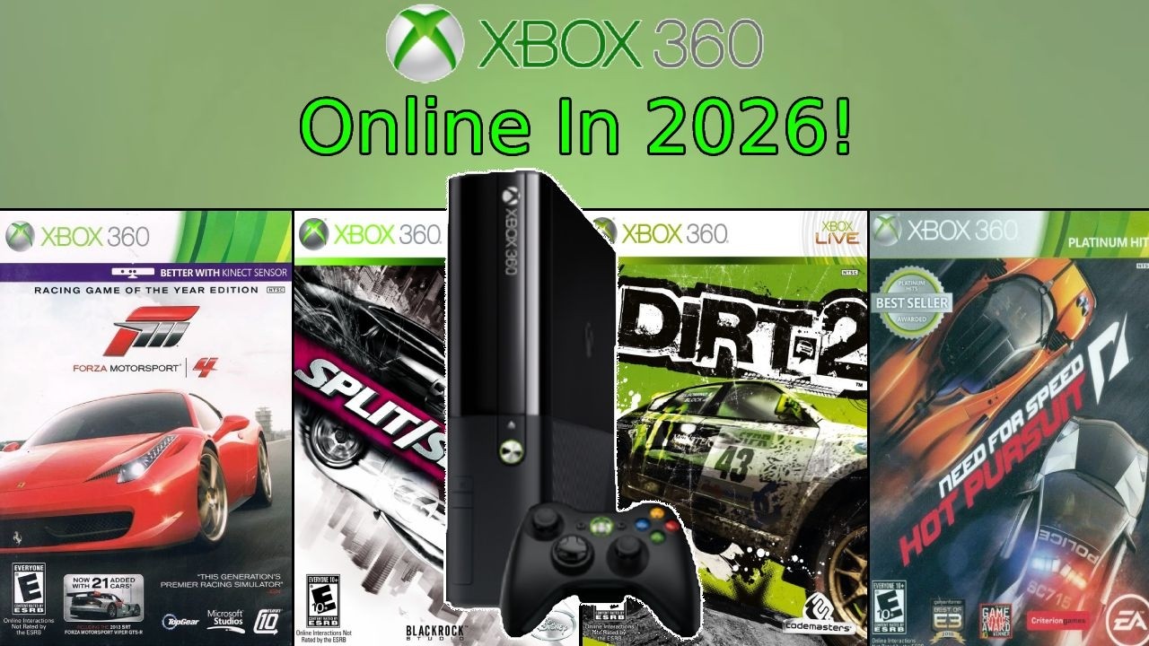 Which Xbox 360 Racing Games are Still Playable Online in 2026?!