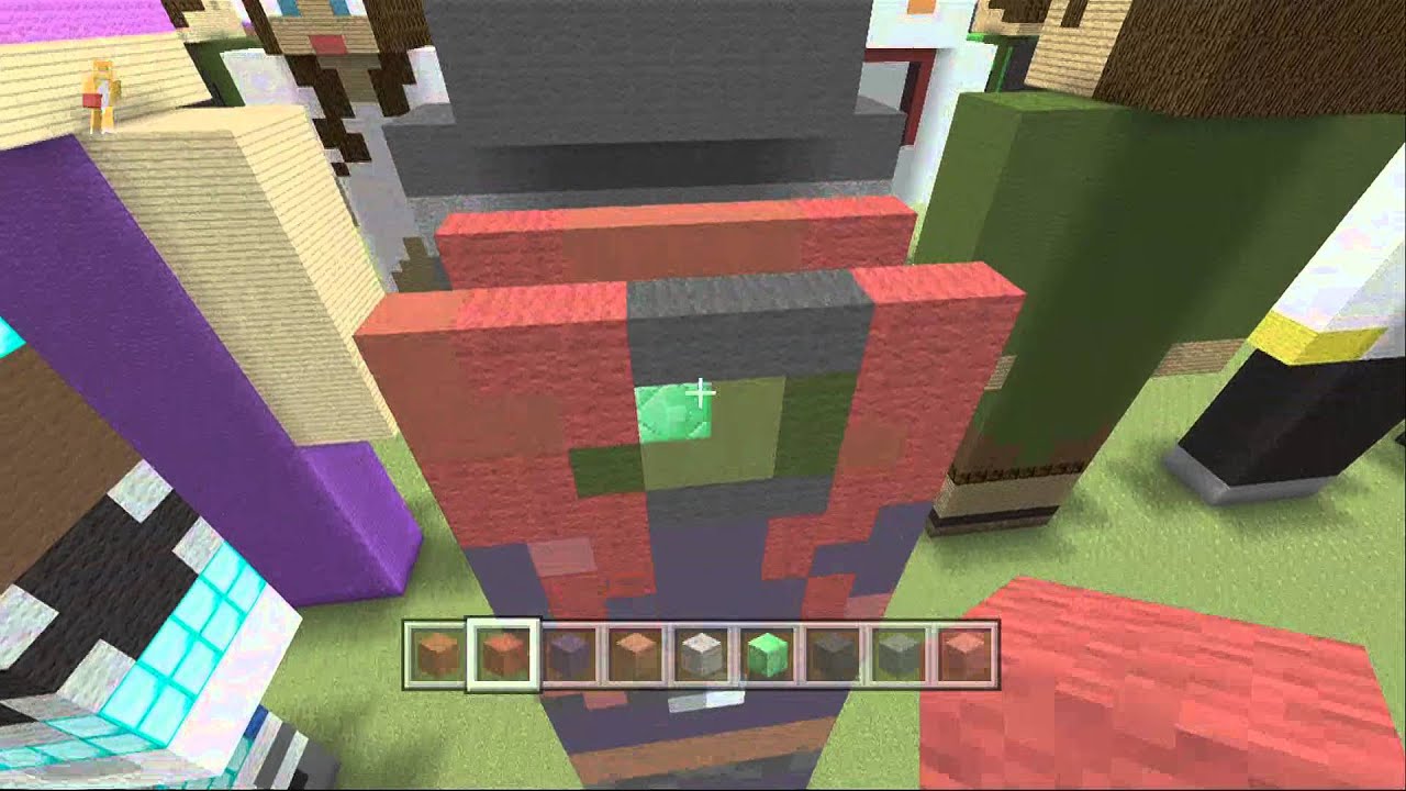 Minecraft | StarFire Statue Tutorial | TeenTitans