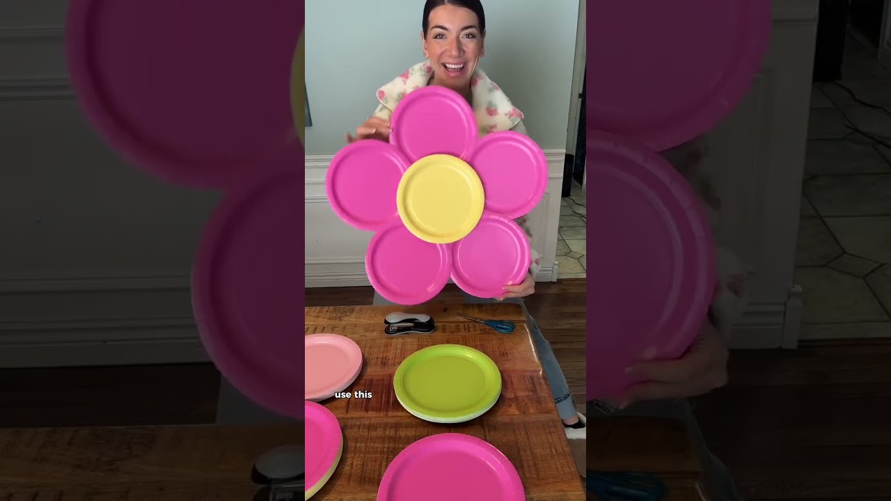 Decor Hack: Paper Plate Flowers