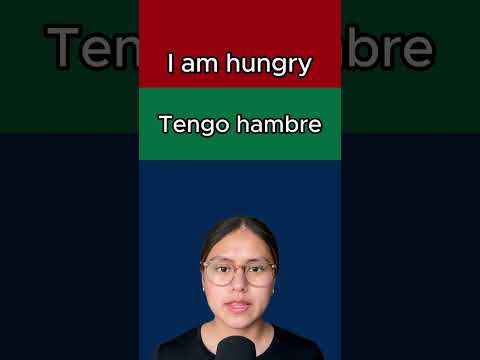 How to say "I am hungry" in #english #spanish #french 🇺🇸🇲🇽🇫🇷 #shorts