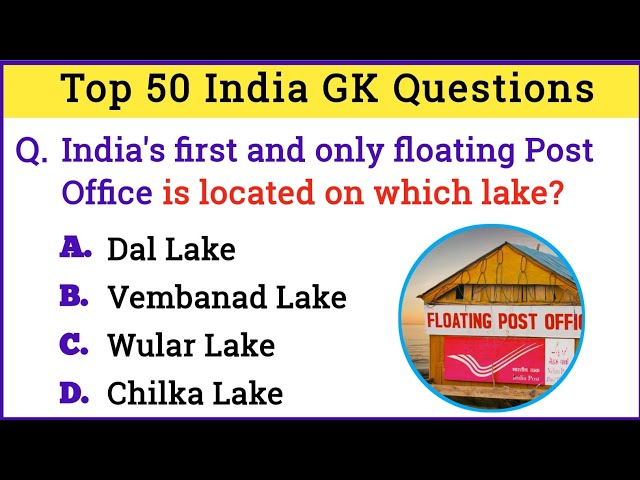 Exploring India's General Knowledge: Top 50 GK Questions and Answers ...