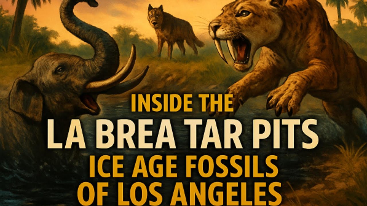 Inside the La Brea Tar Pits — Ice Age Fossils of Los Angeles