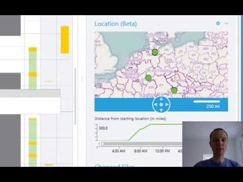 Location-based time tracking with time cockpit