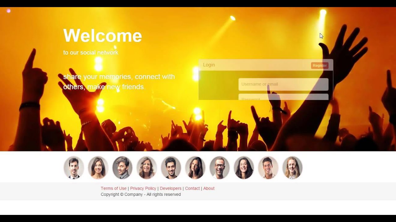 BookPost bootstrap social network template