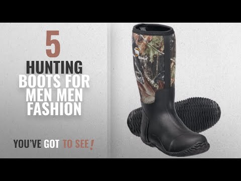 Top 10 Hunting Boots For Men [Men Fashion Winter 2018 ]: Arctic Shield Waterproof Durable Rubber