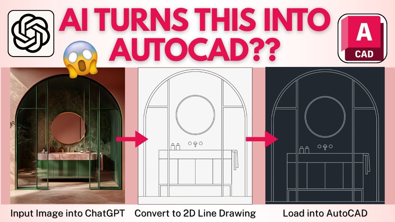 Image to CAD Drawings Using ChatGPT – Full AI Workflow Tutorial!