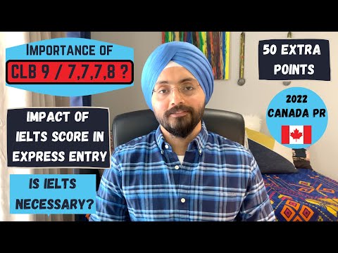 How much IELTS score you need for Express Entry Canada PR | Importance of IELTS 7778/CLB 9