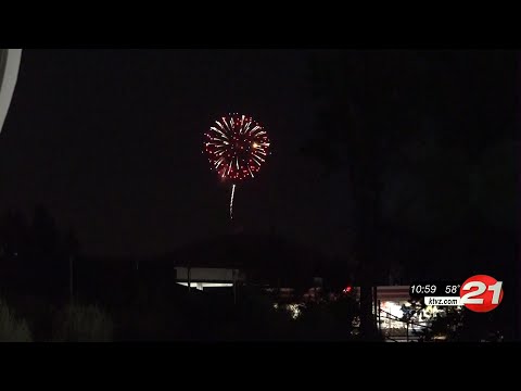 Pilot Butte Fourth of July fireworks show 2020