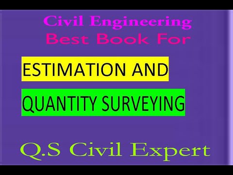 Book for Quantity Surveyors | Estimation Engineers | Important PDF Book for Billing Engineers.