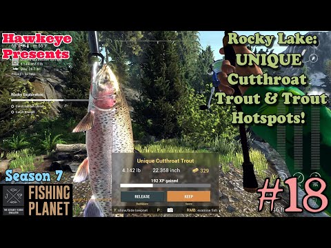 Steam Community :: Video :: Fishing Planet #18 - S7 | Rocky Lake: UNIQUE Cutthroat Trout & Trout ...