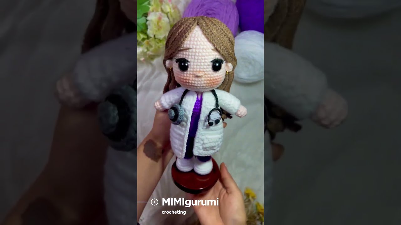 DOCTORA AMIGURUMI  #crochet #amigurumis #doctora #hechoamano #regalospersonalizados #salud #parejas