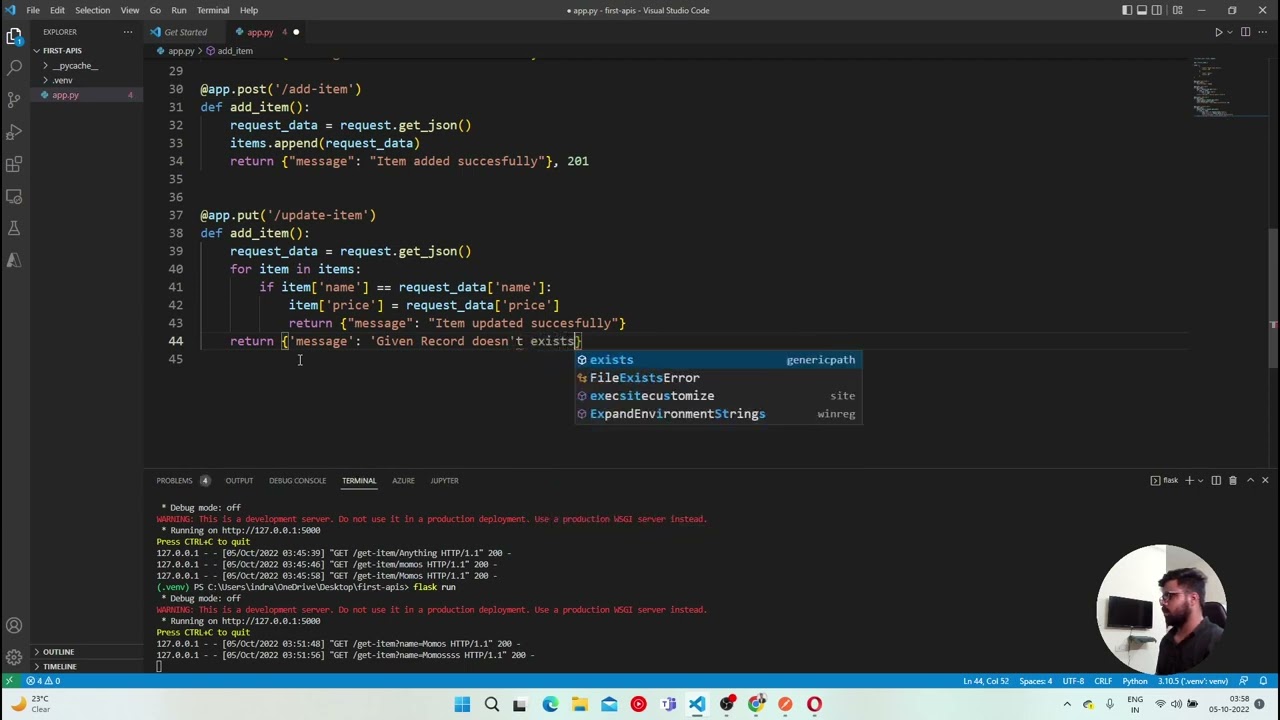 Creating PUT API | Python in Hindi