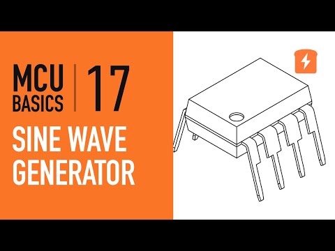 Sine Wave Generator circuit with simple microcontroller - Part 17 Microcontroller Basics (PIC10F200)