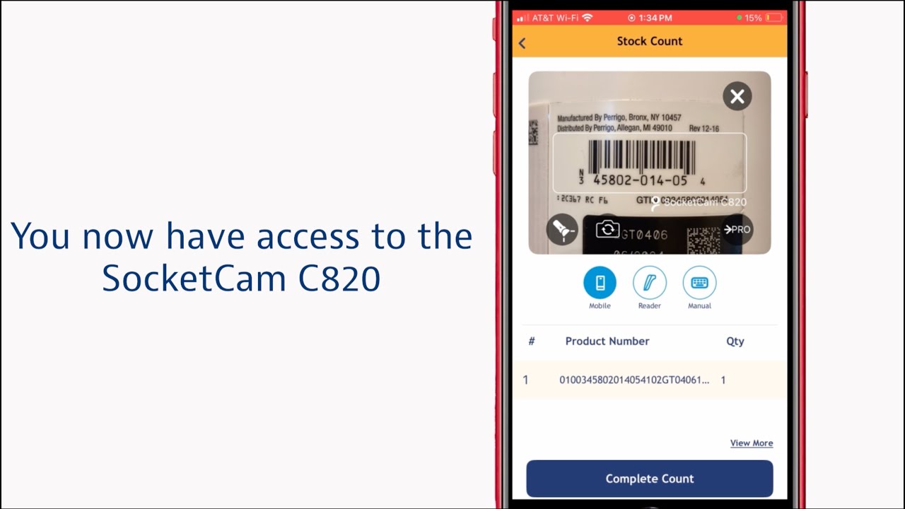 Getting Started with SocketCam C820 Camera-Based Scanning