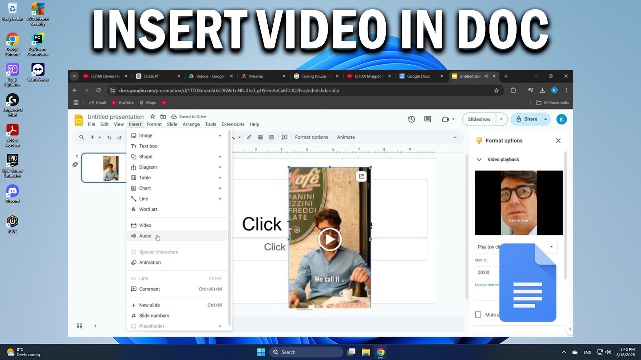 How To Insert a Video in Google Docs - Easy Fix