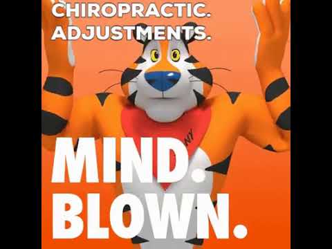 Tony the Tiger Parody | Chiropractic Adjustments Mind Blown - Discover Chiropractic Center Meme/GIF