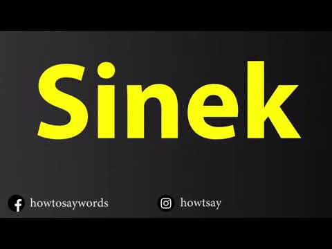 How To Pronounce Sinek