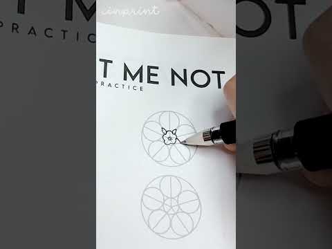How 2 draw FORGET ME NOT #inprint #drawingtutorial #stepbystep