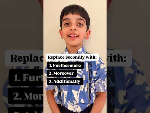 Replace Firstly, Secondly and Thirdly With these synonyms || Learn English With Sharry