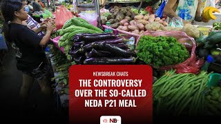 Newsbreak Chats: The controversy over the so-called NEDA P21 meal