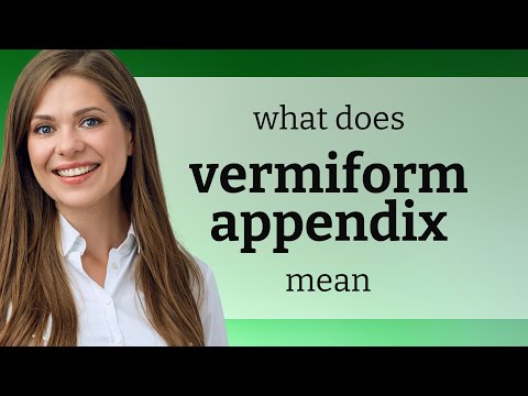 Vermiform appendix • meaning of VERMIFORM APPENDIX